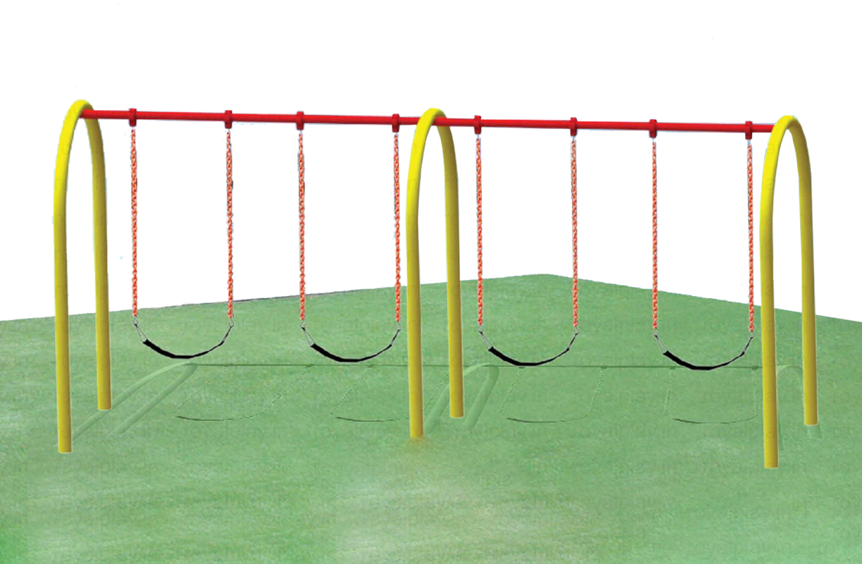 Four Seater Arc Swing – PS03 – Maxplay